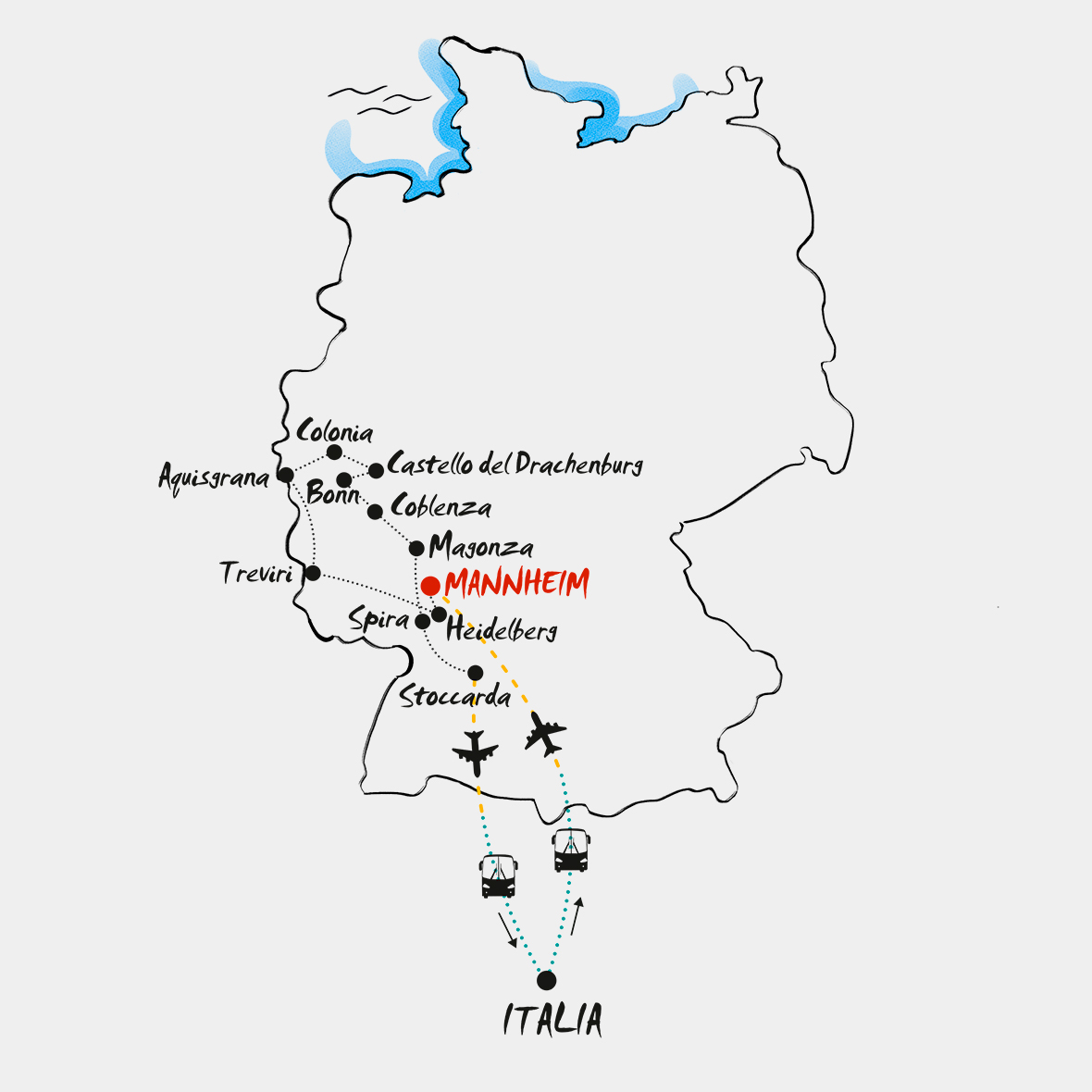 Viaggio Reno, Mosella e Città Storiche - Viaggi Tour Germania | Boscolo