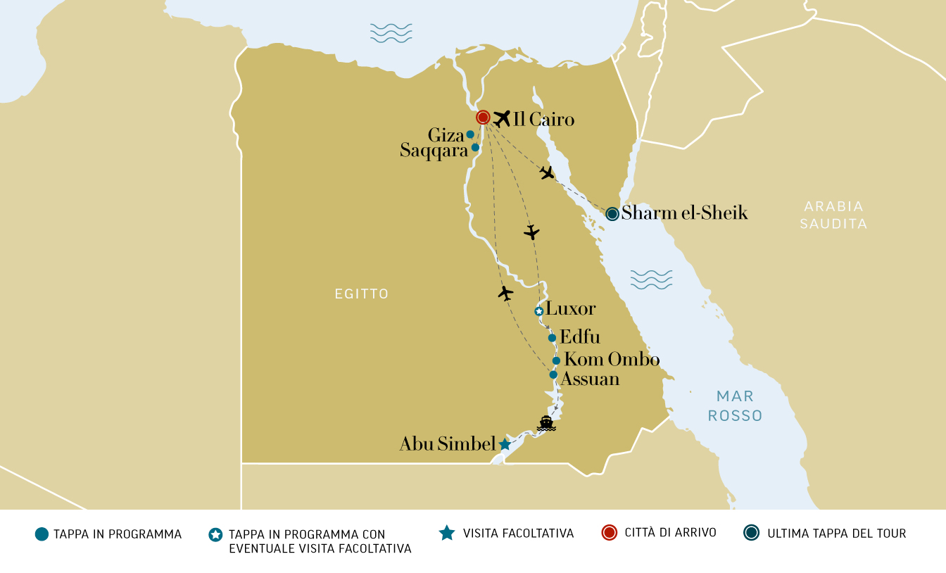 Viaggio Sharm El-Sheikh, il Cairo e il Nilo 11 giorni | Boscolo