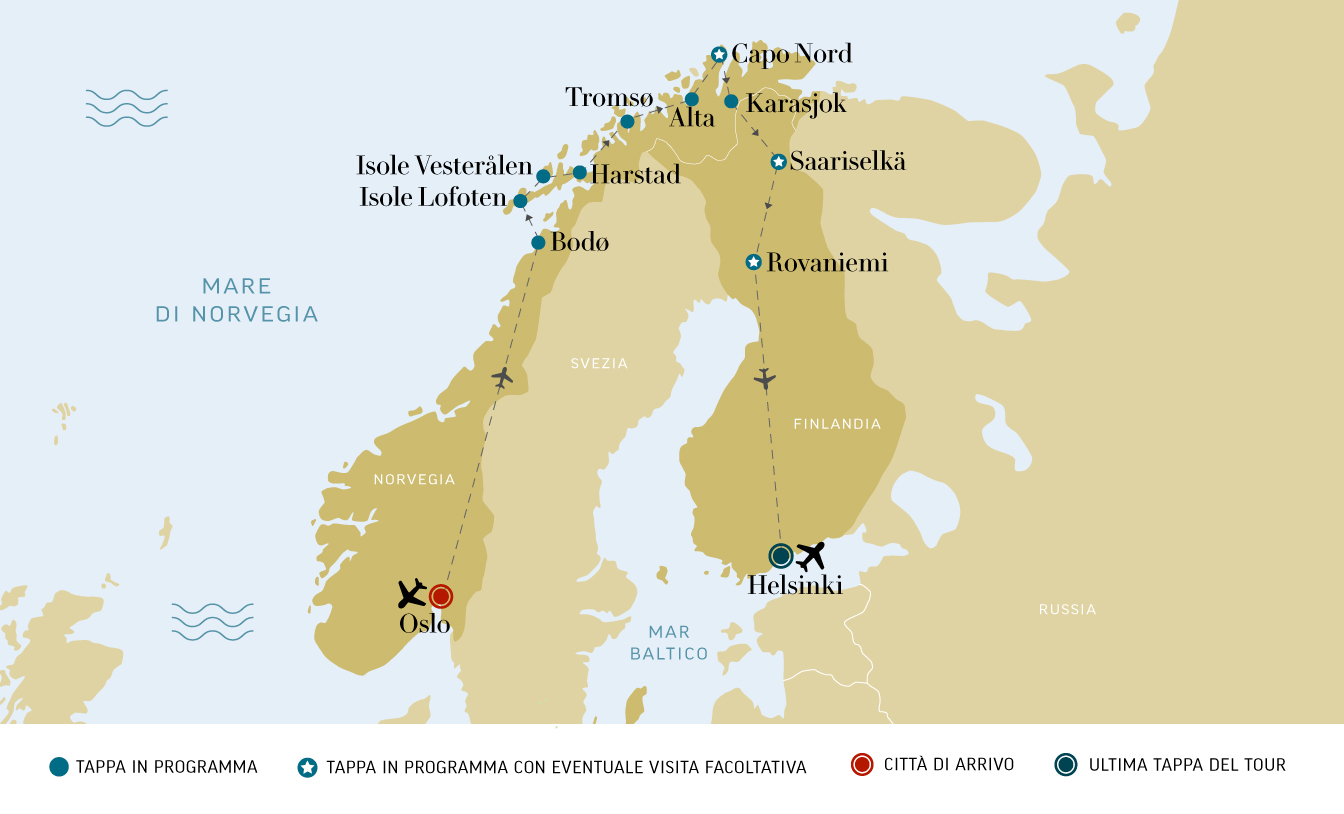 Viaggio Isole Lofoten, tour in Lapponia e Capo Nord | Boscolo