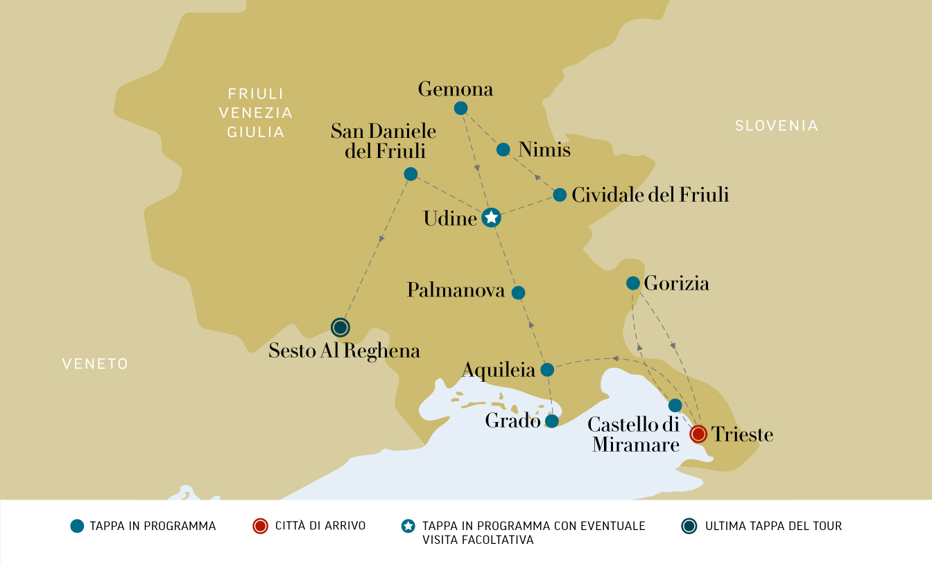 Viaggio Friuli Venezia Giulia: tour guidato | Boscolo